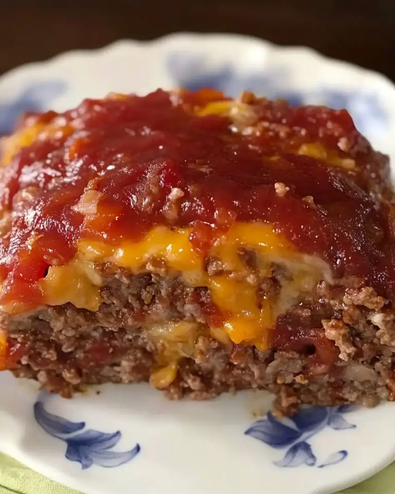 Cheese-Filled Meat Loaf