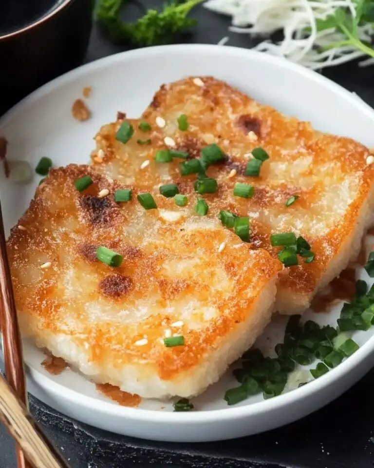 Pan-Fried Daikon Cake
