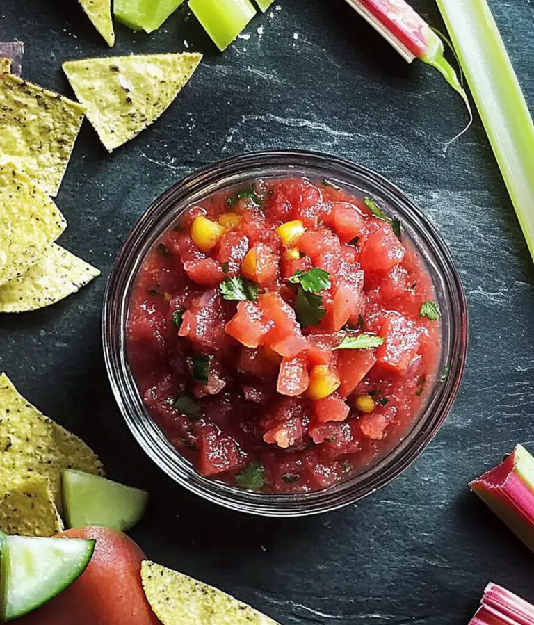 Rhubarb Salsa