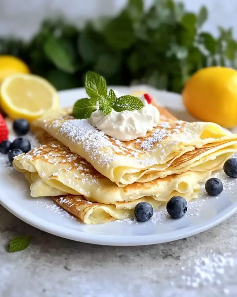 Lemon Ricotta Crêpes