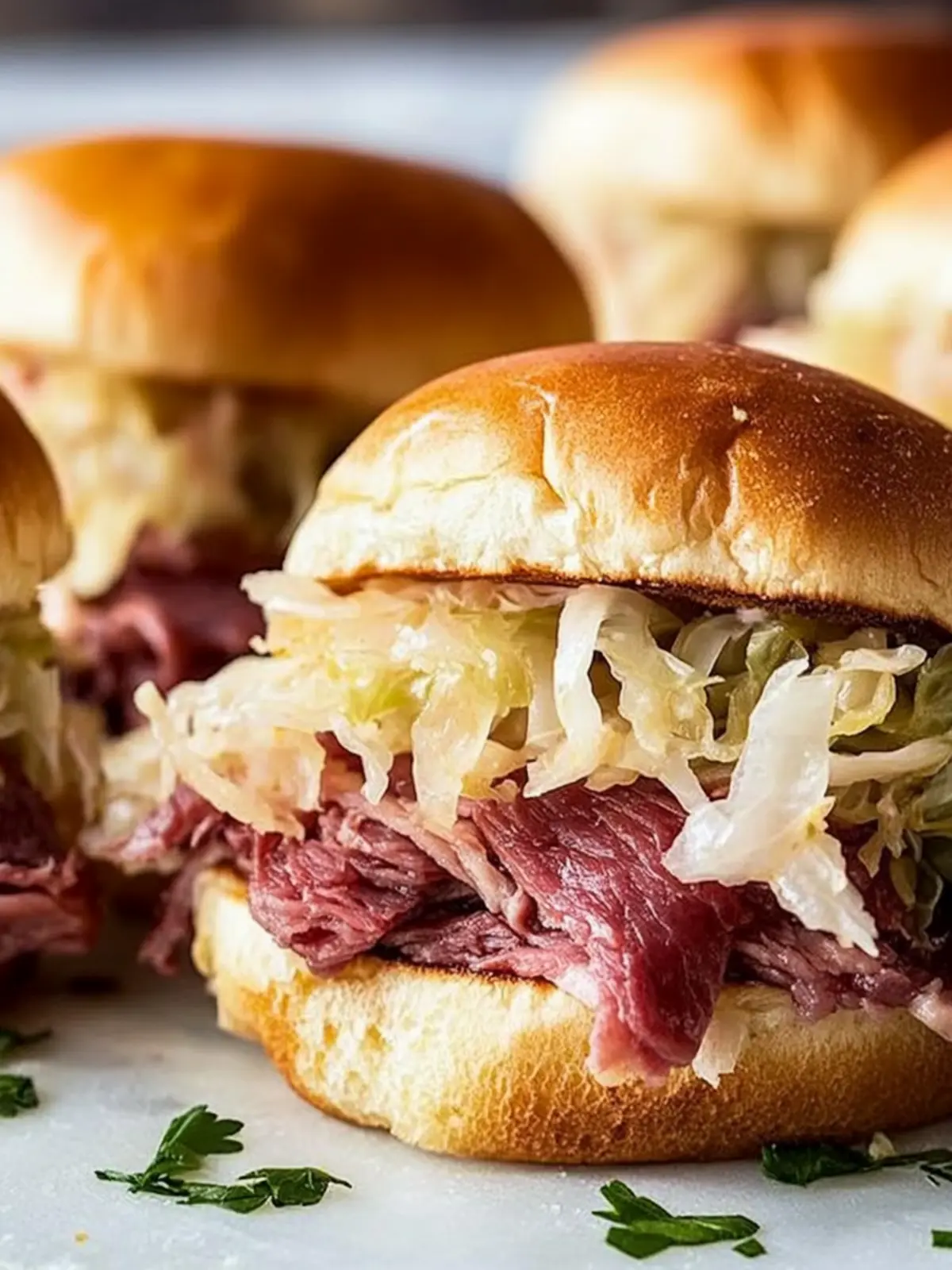 Irresistible Corned Beef & Cabbage Sliders for Festive Feasts