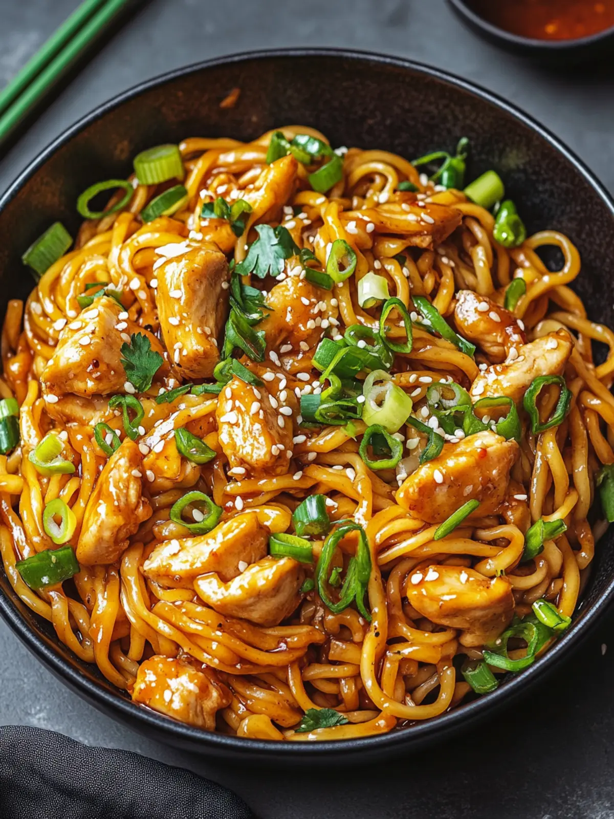 Sticky Garlic Chicken Noodles: Quick Comfort Food in 30 Minutes