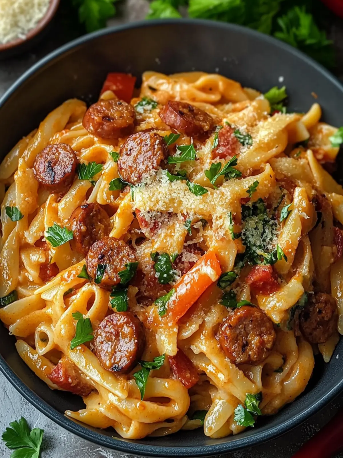 Quick & Delicious Spicy Cajun Sausage Pasta in 30 Minutes