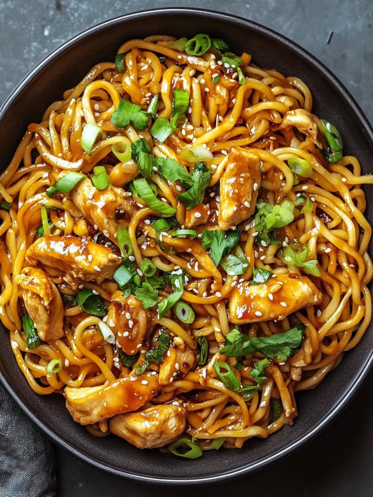 Sticky Garlic Chicken Noodles: Quick Comfort Food in 30 Minutes