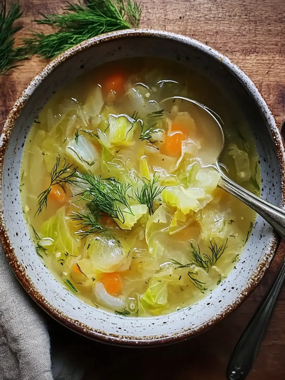 Revitalize Dinner with Zesty Lemon Dill Cabbage Soup