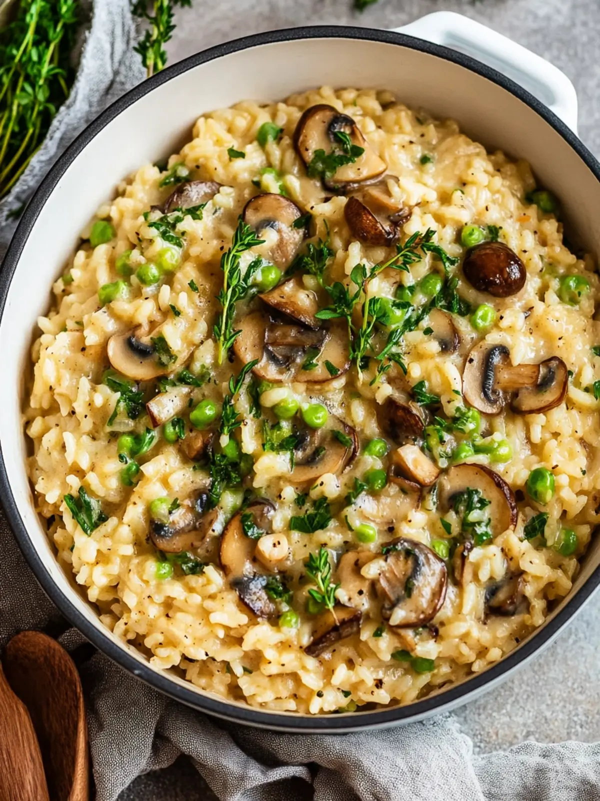 Creamy Vegan Mushroom and Herb Risotto You’ll Crave Daily